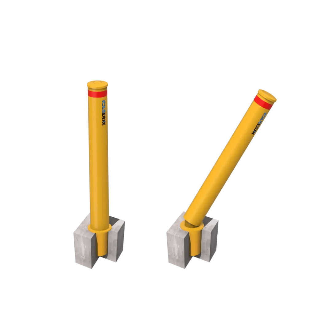 Fixed Flexi Steel Bollards | Impact-Absorbing In-Ground Safety Solutions