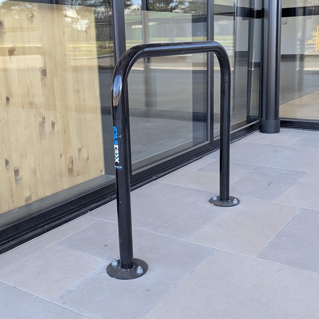 Base Plate Bicycle Rail – BRB4 Range | Stainless Steel Bike Rack